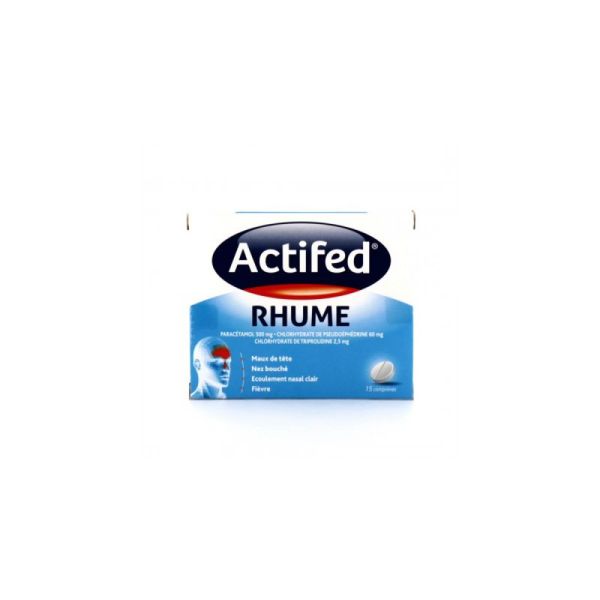 Actifed - Cold - 15 tablets